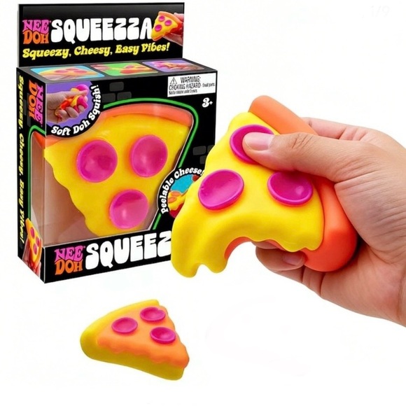 NeeDoh | Toys | New Needoh Squeezza Pizza Orange Cheese Yellow Crust ...